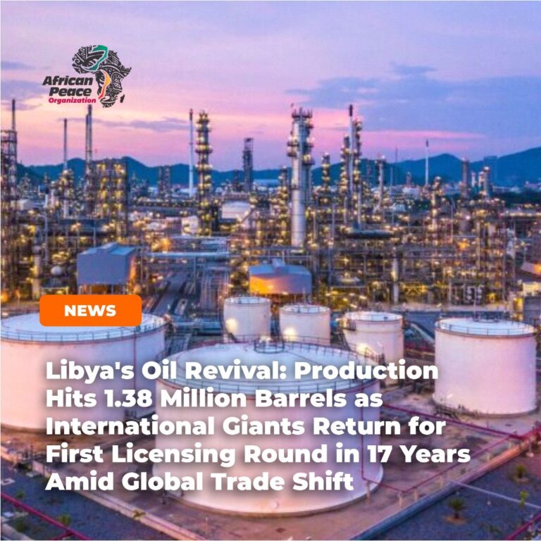 Libya’s Oil Revival: Production Hits 1.38 Million Barrels as ...